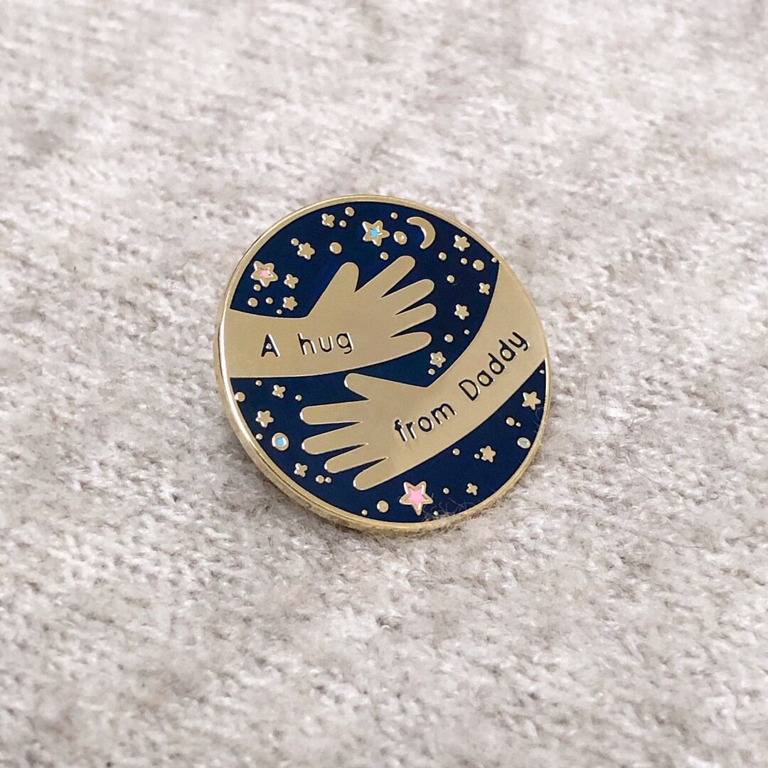 A Hug From Daddy Enamel Pin Badge for Children - Etsy
