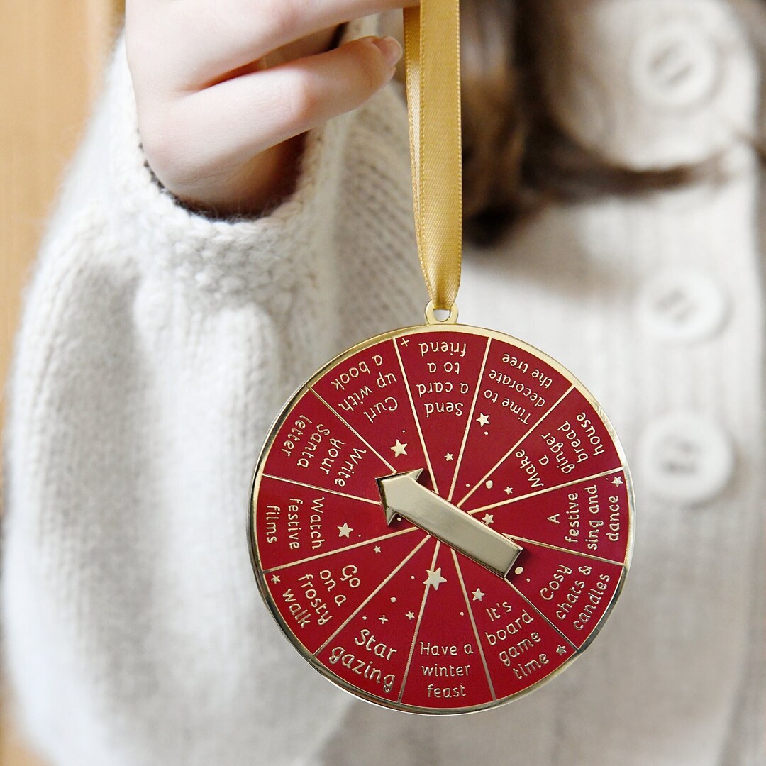 12 Days of Advent Ideas Spinning Christmas Decoration - Alternative ...