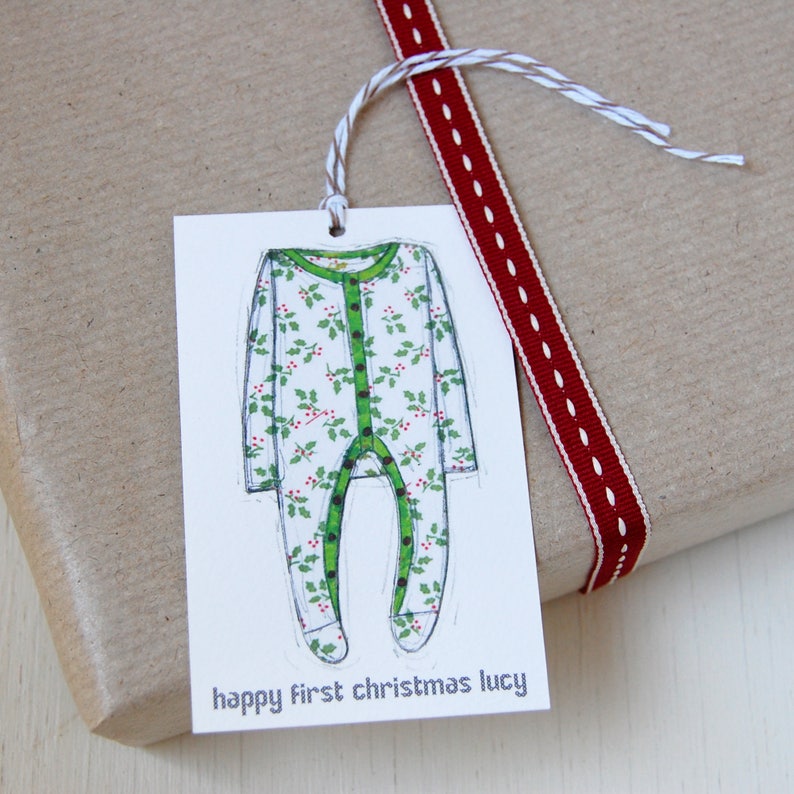 Personalised Baby's First Christmas Print - 1st Christmas Gift - Etsy ...