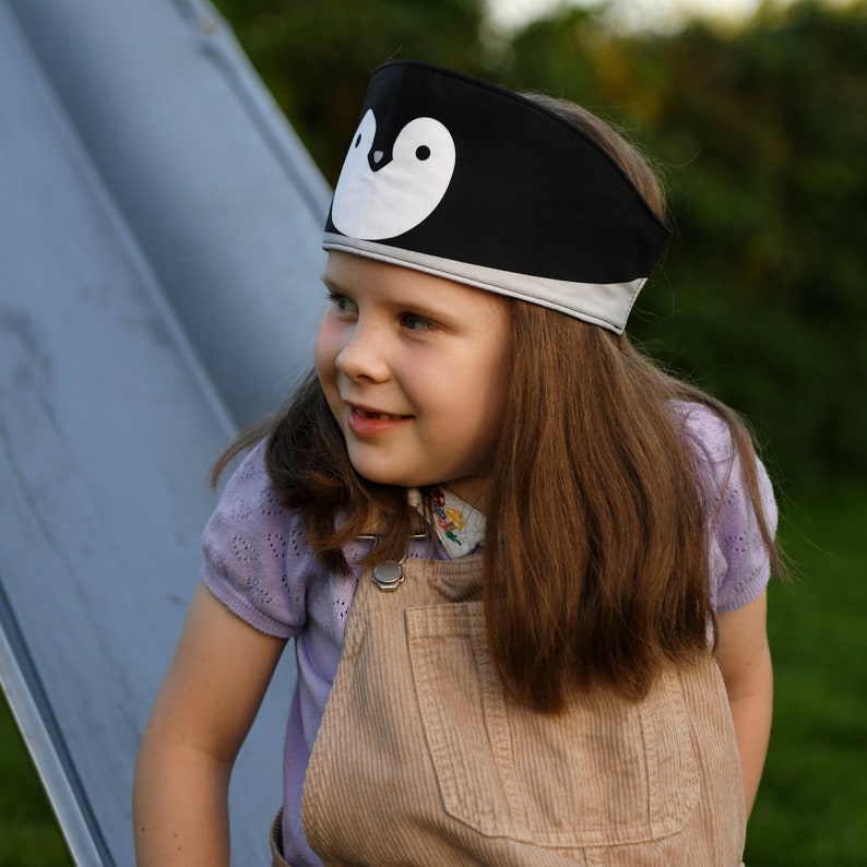 Handmade Penguin Dress up Fabric Crown, Kids Fancy Dress Animal Crown ...