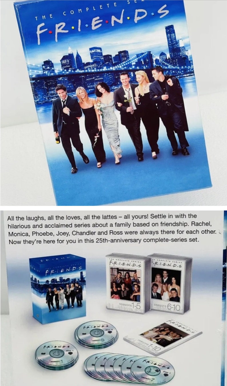Friends DVD Box Set Brand New Complete Series Seasons One Through 10 - Etsy
