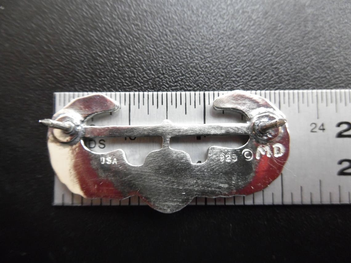 U.S. Army Air Assault Badge Pin Solid Sterling Silver - Etsy