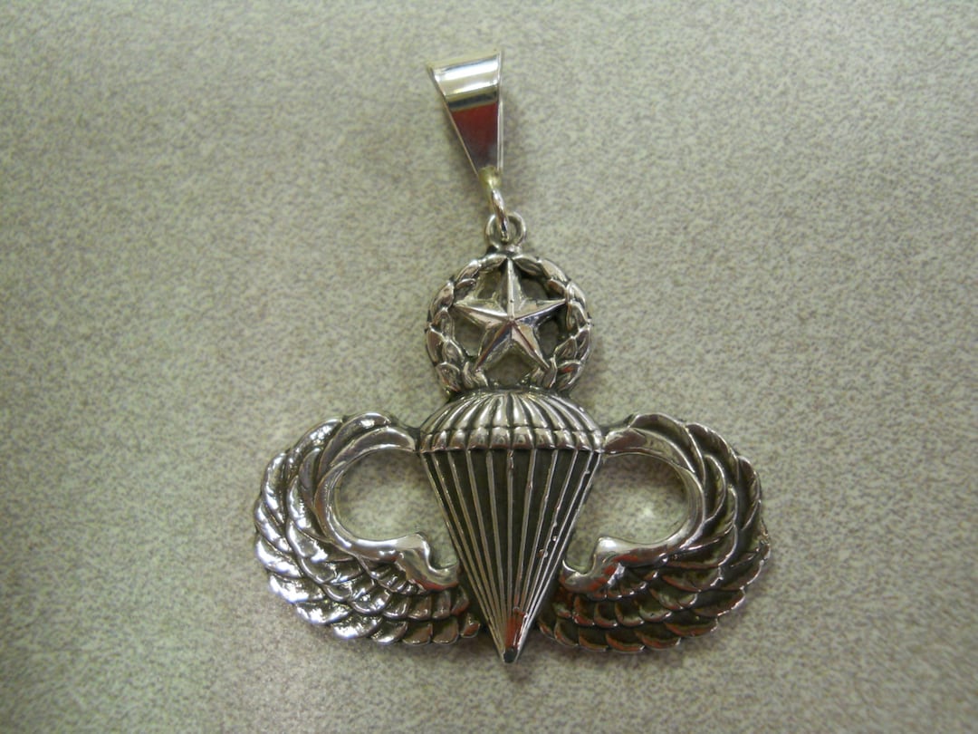 US Army Master Parachutist Badge Jump Wing Pendant - Etsy