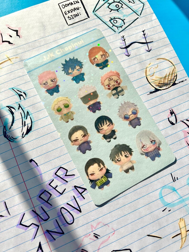 Silly Sorcerers Plush Holo Sticker Sheet - Etsy