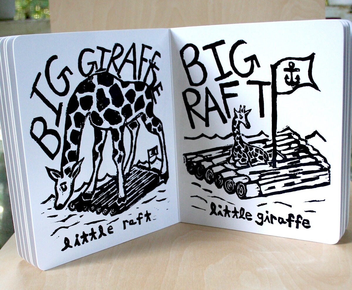 BIG Little Board Book 6.5 X 7.5 Rhyming / | Etsy