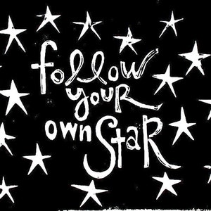 Follow Your Own Star - Linoleum Block Print - 9" X 12" Wall Art - Etsy