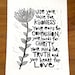 Use Your Voice for Kindness - Linoleum Block Print - 9"x12" Wall Art - Etsy