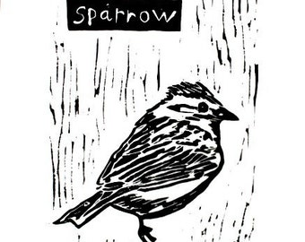 Mermaid linoleum block print 9 x 12 wall art | Etsy