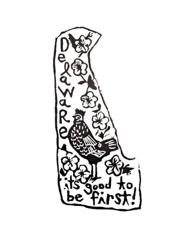 Delaware State Flower Clip Art