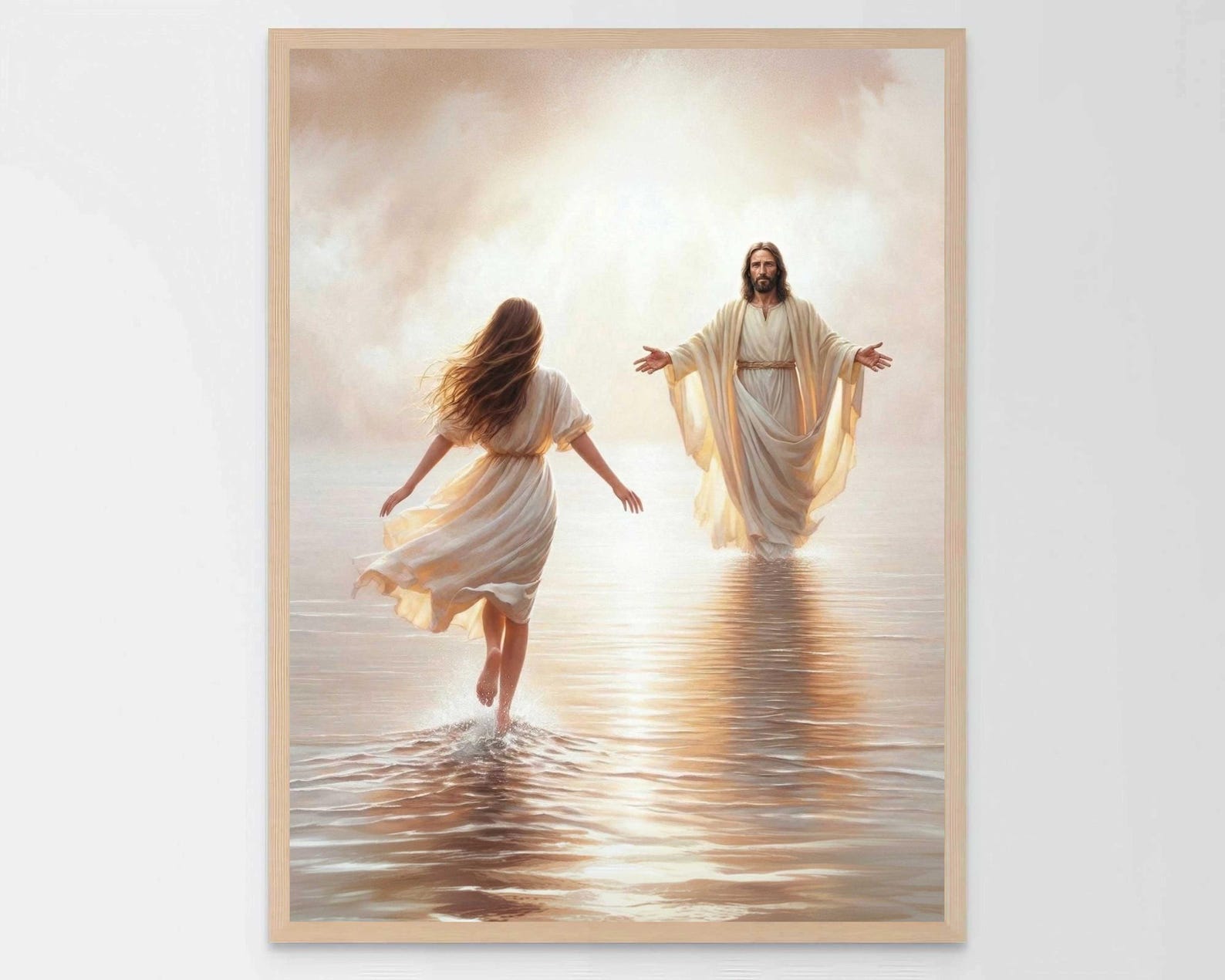 Join Him, Christian Art, Jesus and Woman, Jesus Art Prints, LDS ...