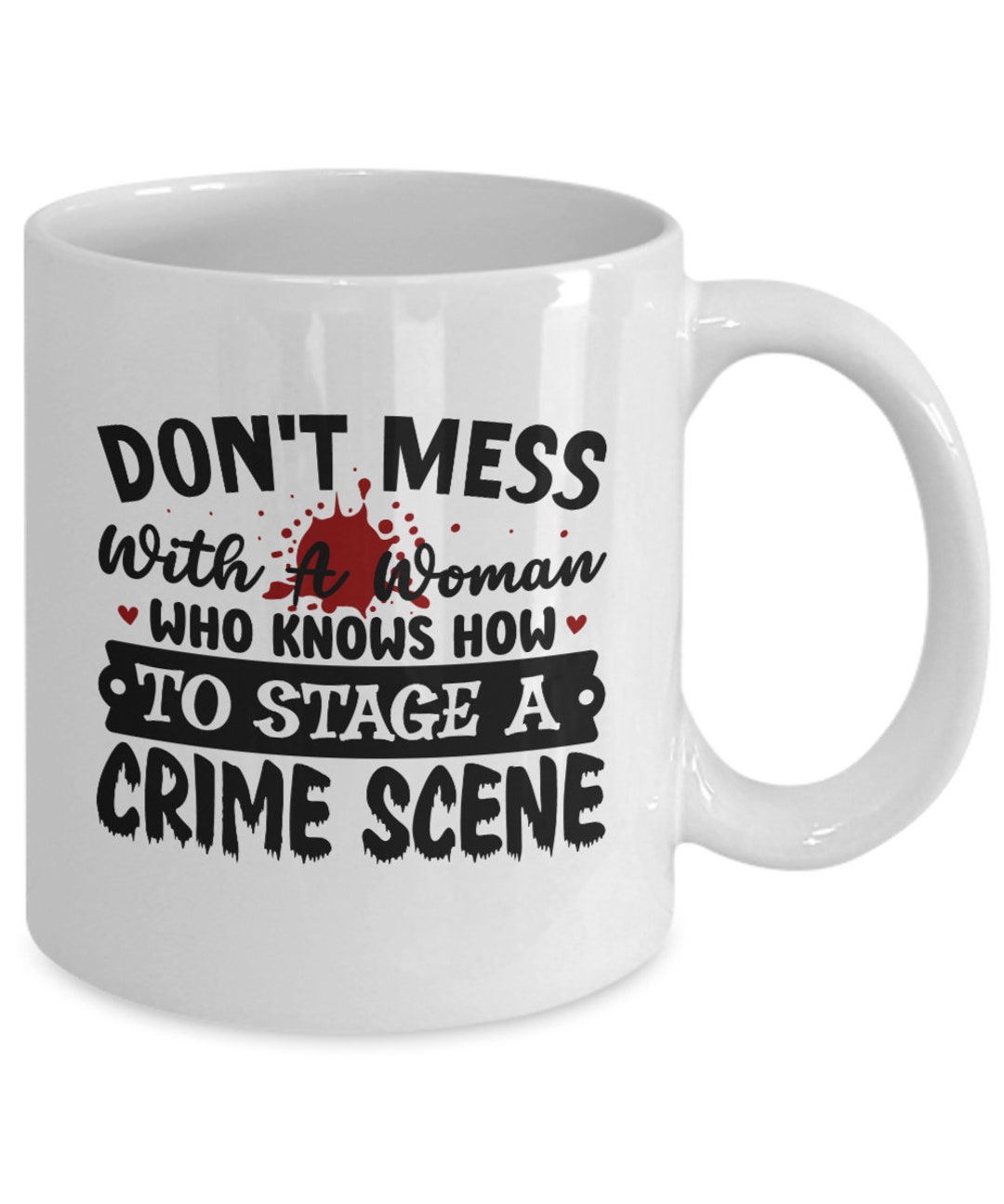 Crime Scene Stager True Crime Coffee Mug - Etsy