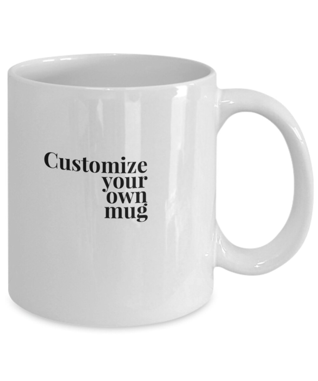 Personalized Coffee Mug, Custom Text Coffee Cup - Ideal for Home or ...