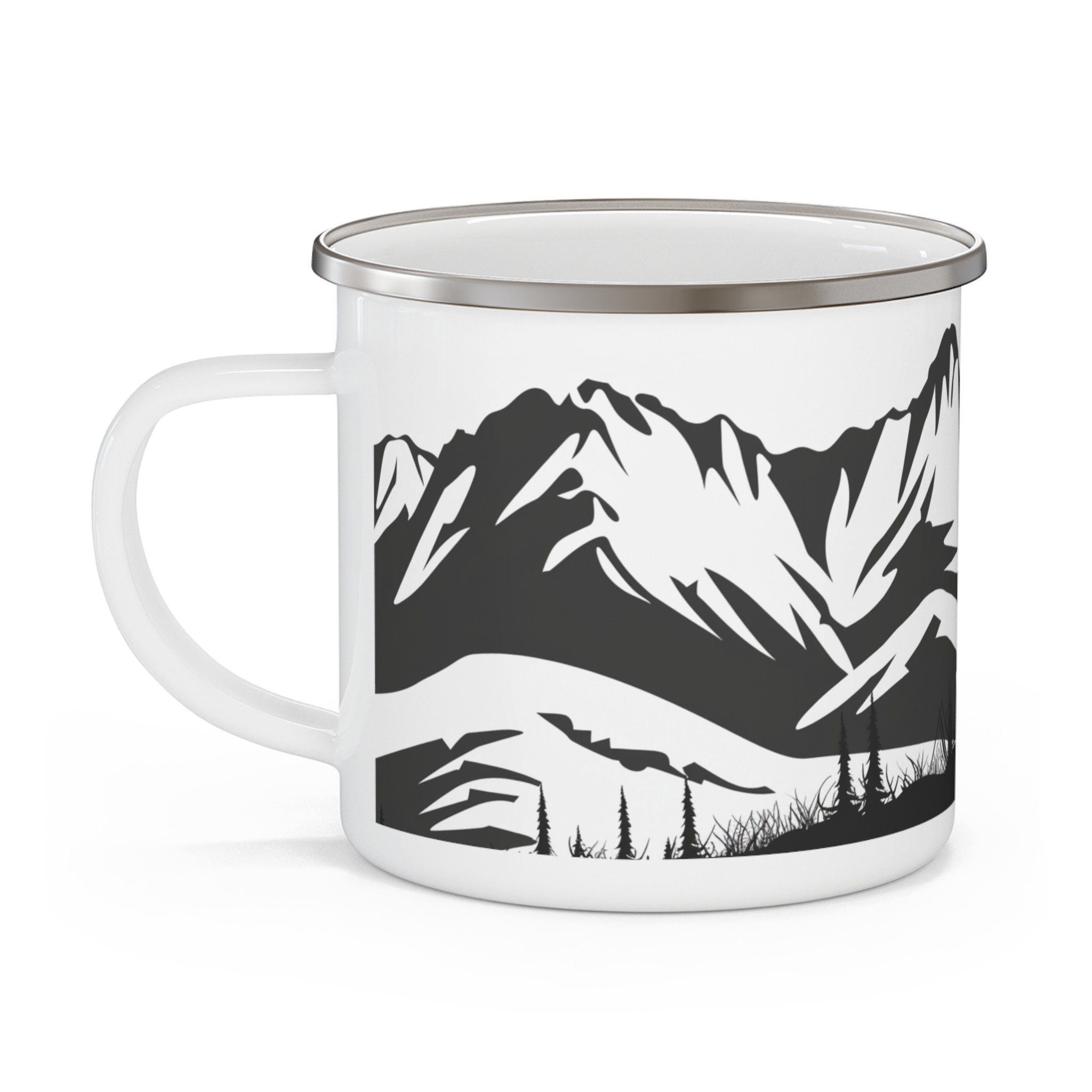 Hiking Enamel Camping Mug - Etsy