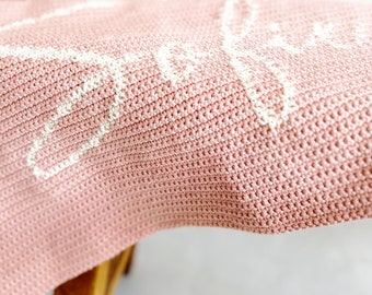 Custom Crocheted Name Blanket - Etsy