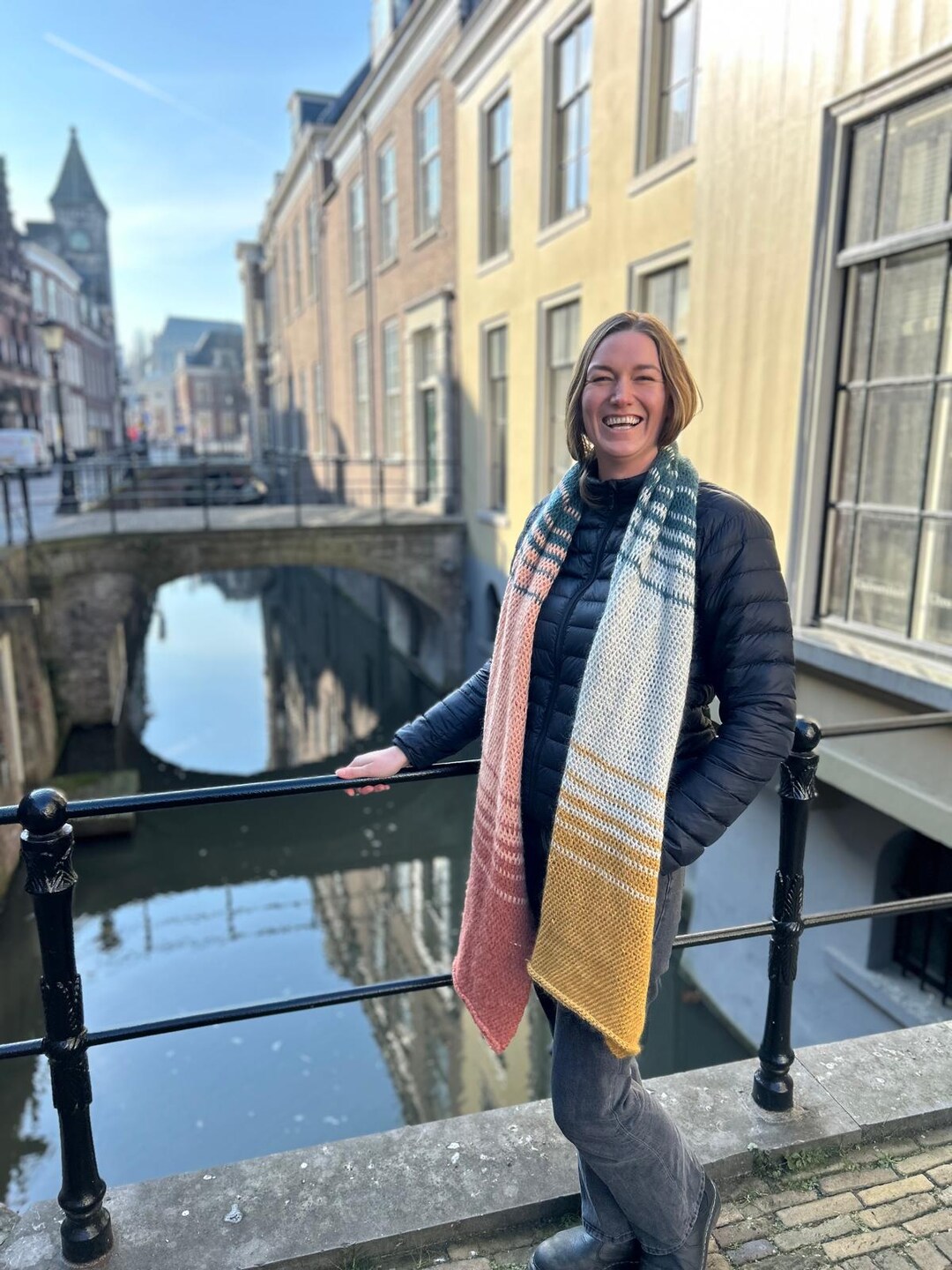 Tunisian Crochet Pattern – DIY Cozy XXL Shawl With Texture + Bonus ...