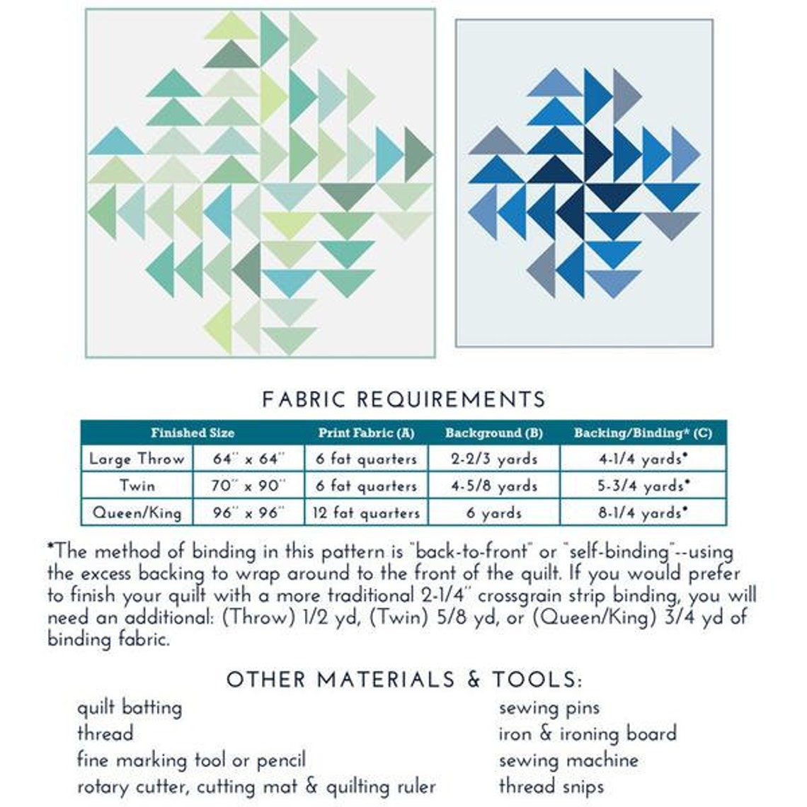 Four Winds PDF Quilt Pattern - Etsy