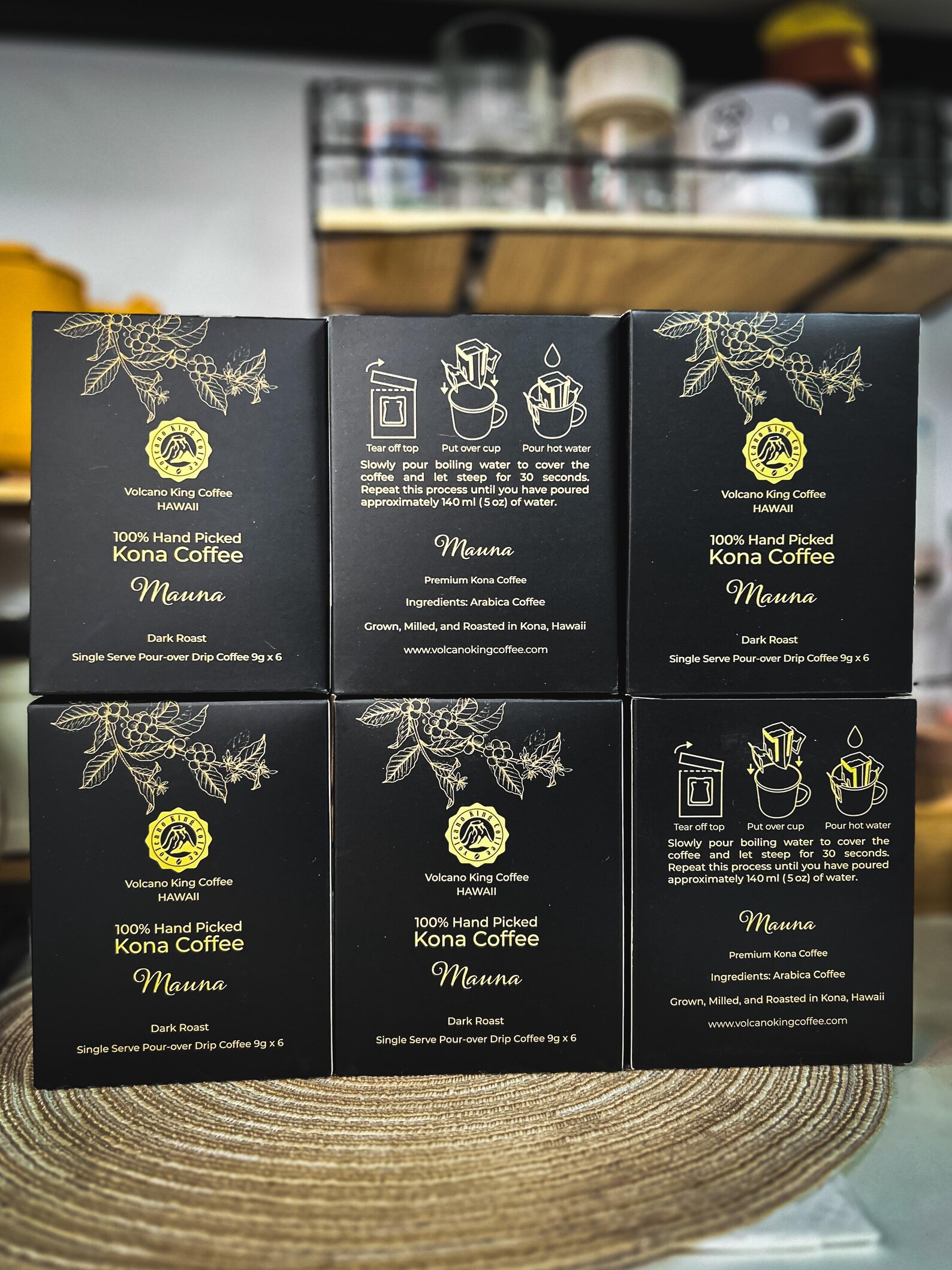 100% Kona Coffee Hana Drip & Medium Roast. Hawaii's Best Arabica ...