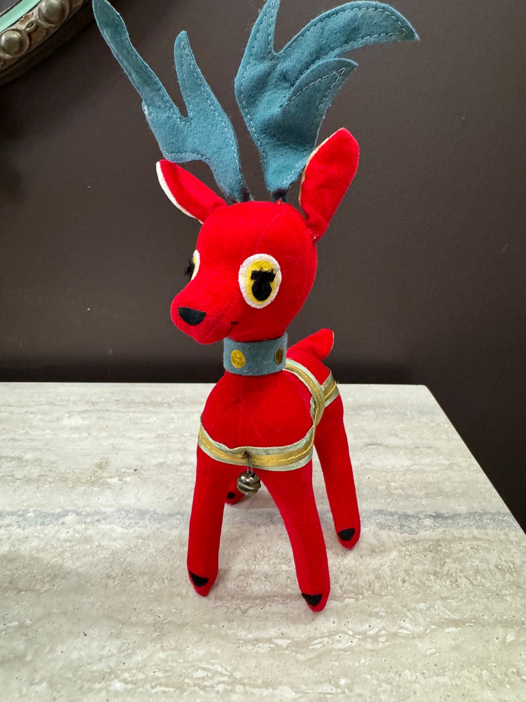 Vintage 1960s Dakin Dream Pet Japan Reindeer Holiday Decor - Etsy