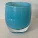 Glassybaby Hand Blown Glass Votive in a Beautiful Turquoise Blue Color ...