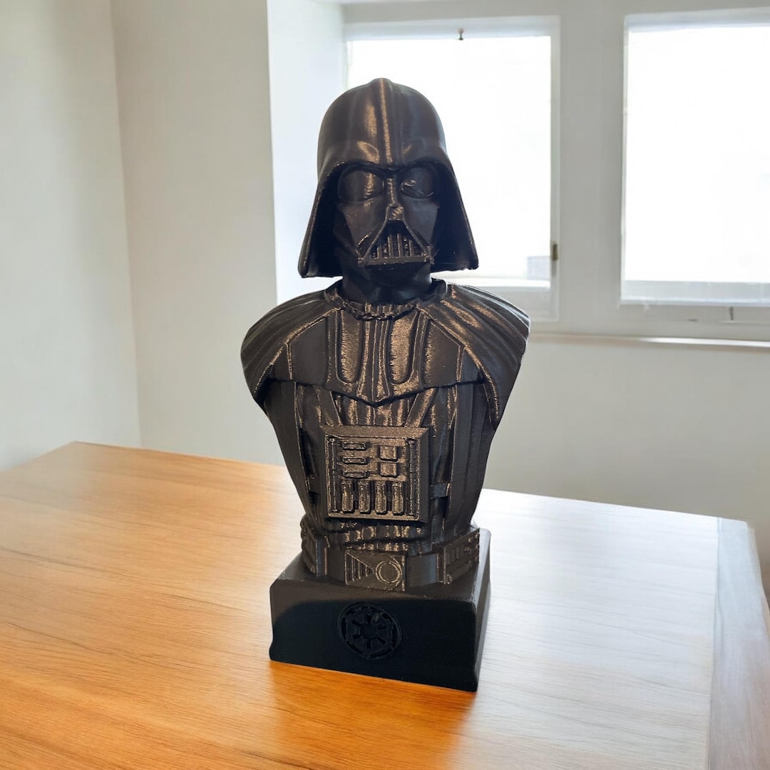 3d Printed Darth Vader Figure Bust - Etsy