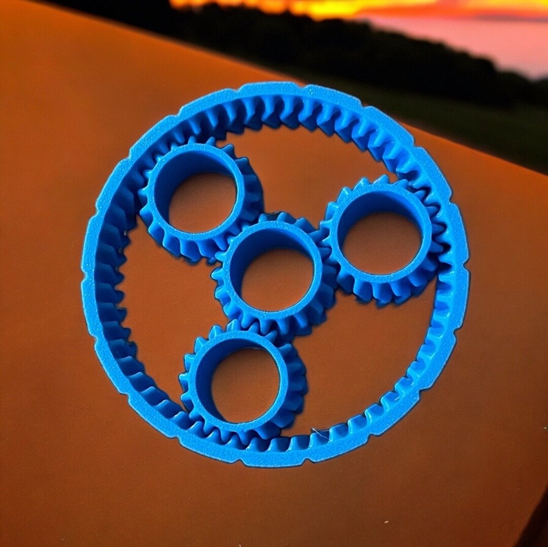 3D Printed Gyro Sensory Fidget Spinner ADHD Stress Reliever Hand Held ...