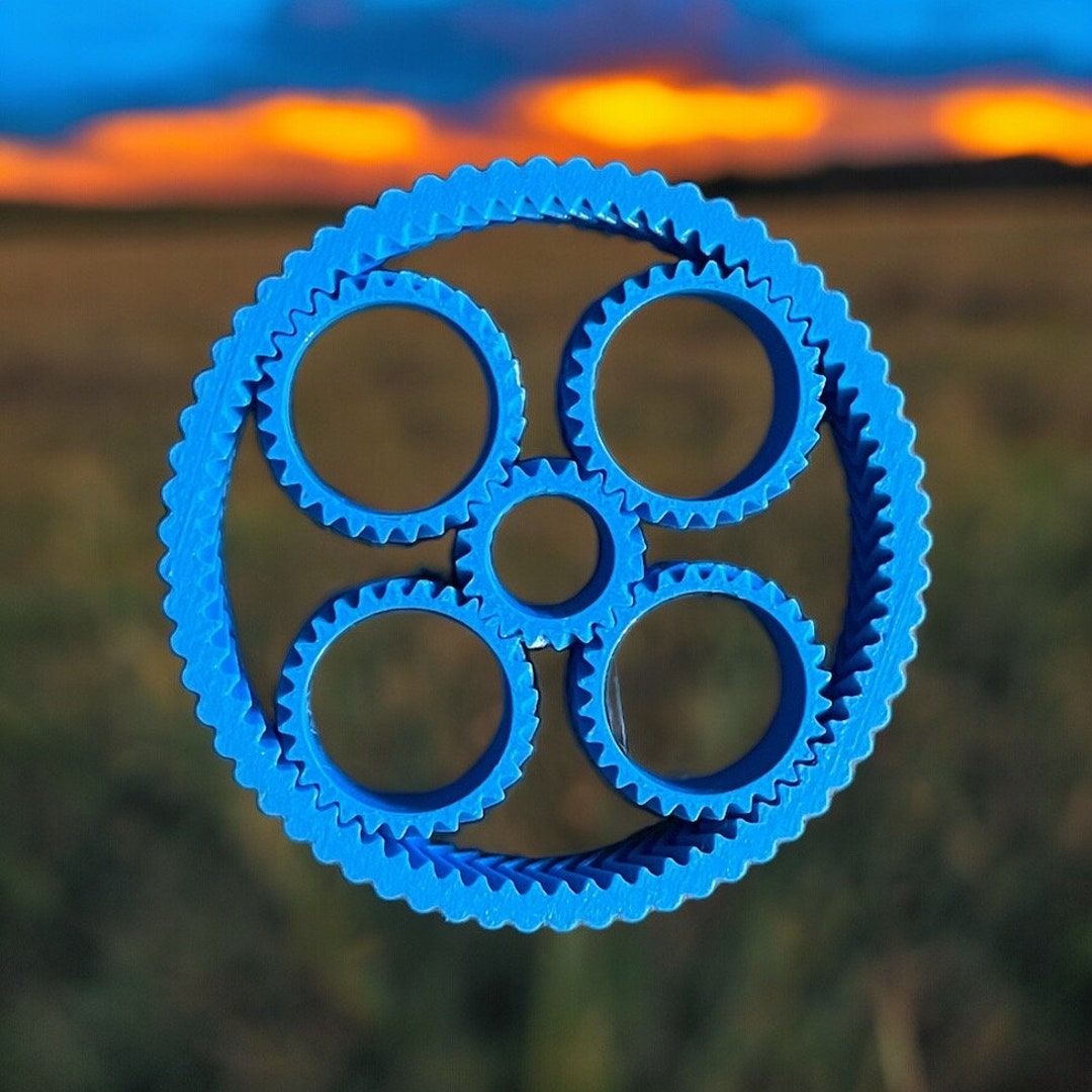 3D Printed Gyro Sensory Fidget Spinner ADHD Stress Reliever Hand Held ...