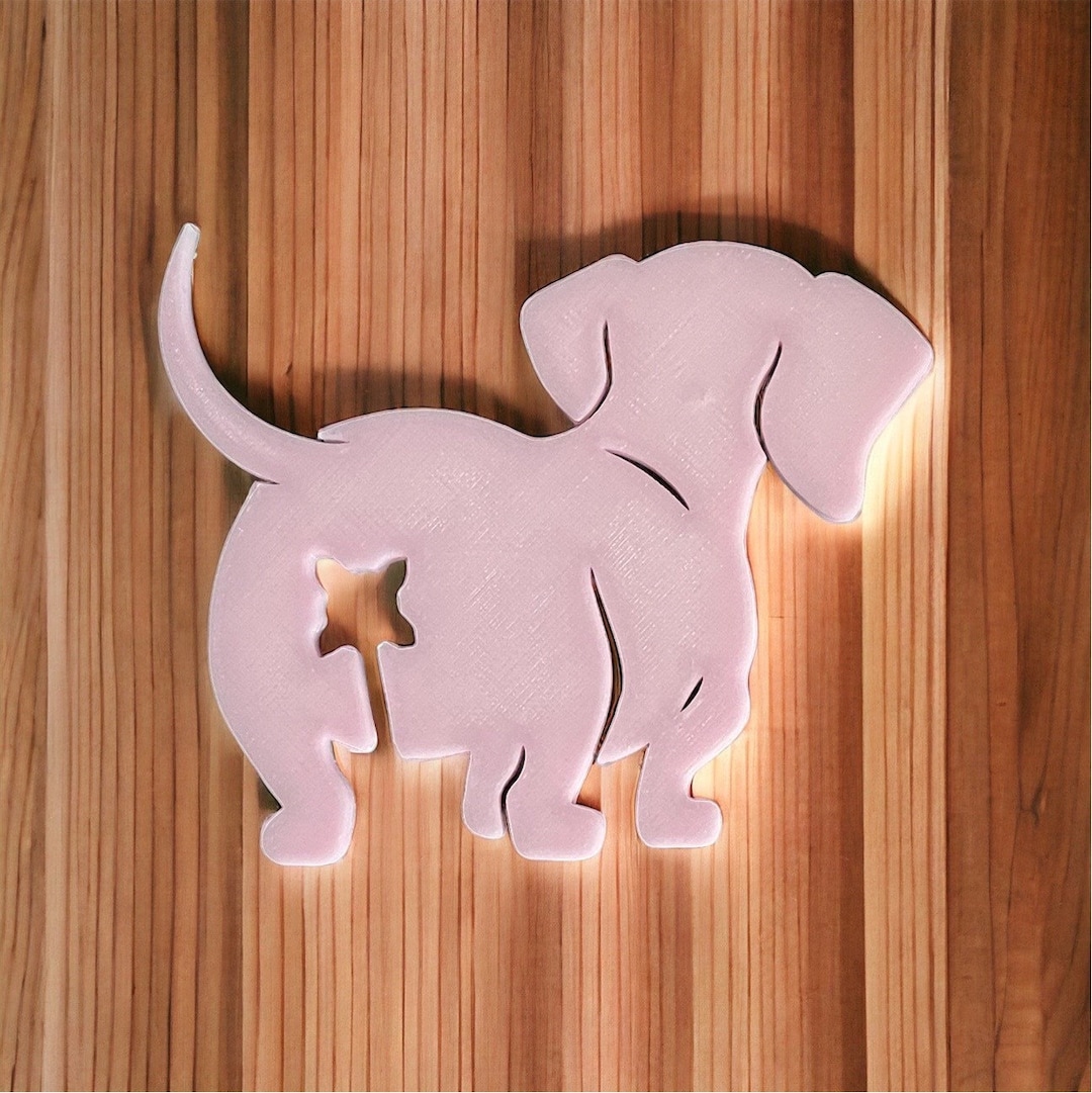 3d Printed Dog Butt Bread Ties - Etsy