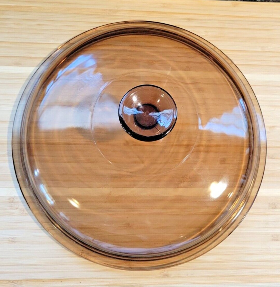 Pyrex A Glass Lid Amber Round Replacement Corning Visions Ware - Etsy