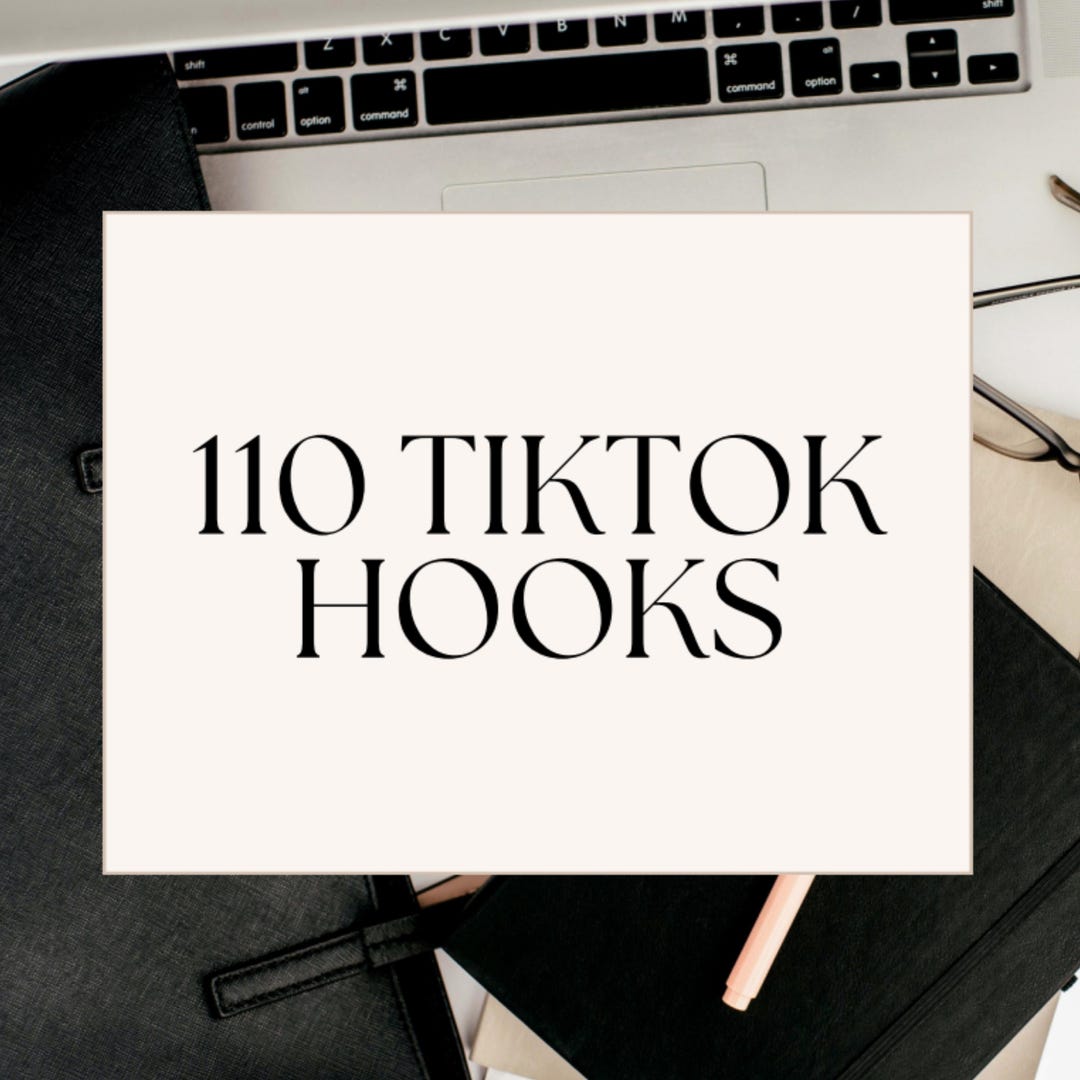 110 Tiktok Hooks PLR MRR | Viral Captions & High Engagement Hooks for ...