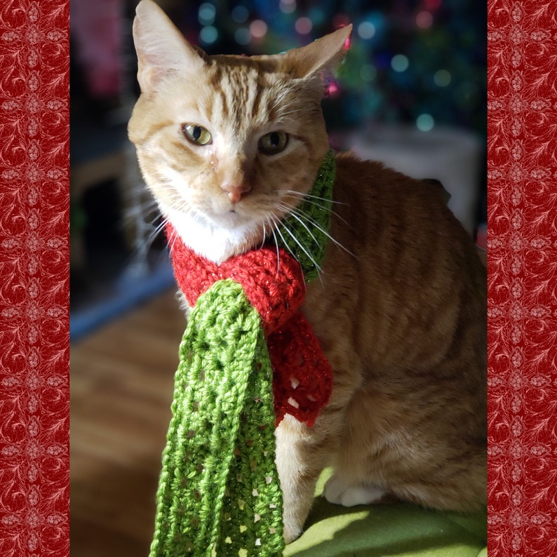 Glitter Cat Neck Scarves Feline Accessories Kitty Winter Scarf Metallic ...