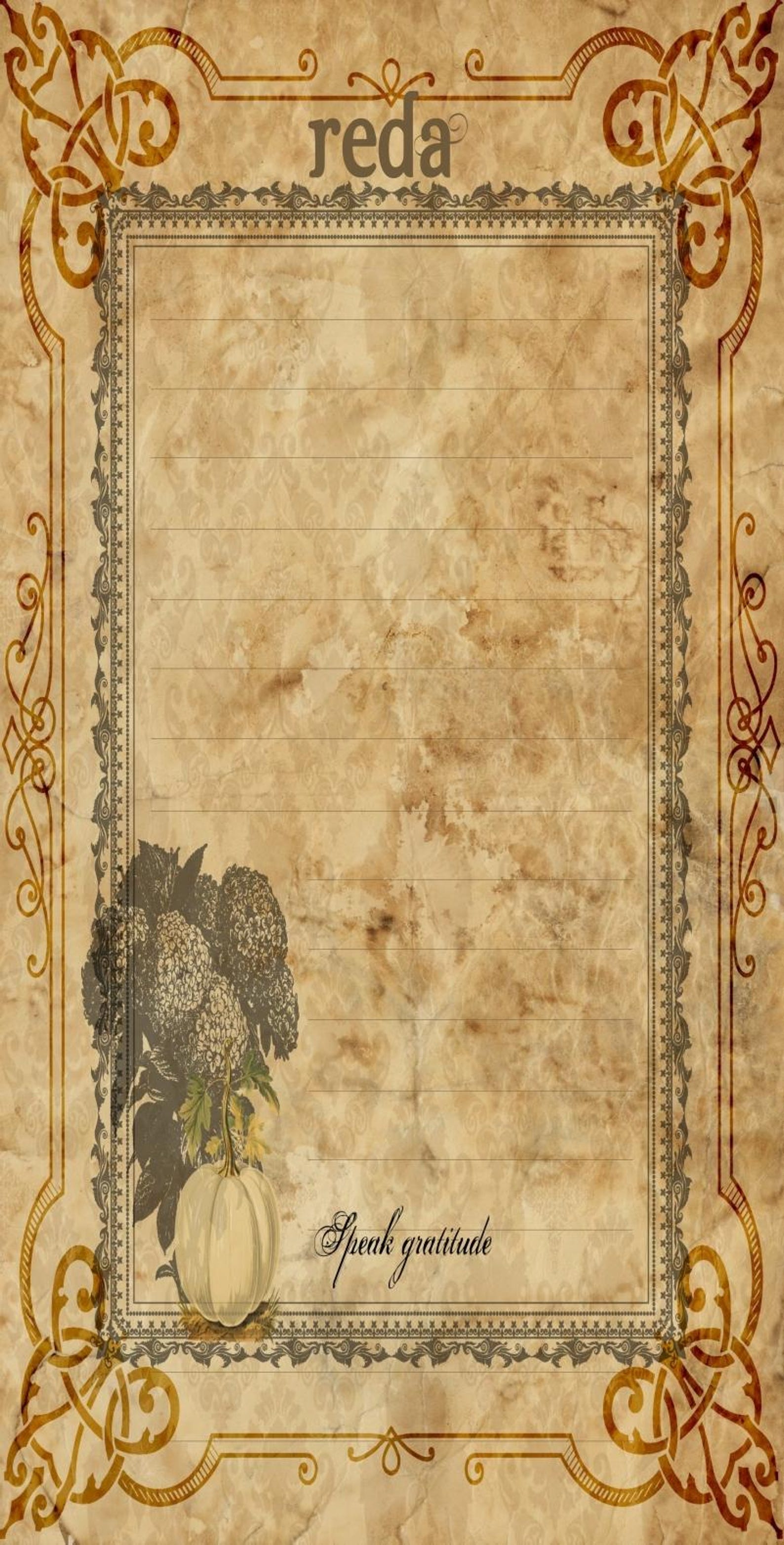 50 Printed Sheet Notepad, Stationary, Vintage, Floral, 2-11/16" X 5-1/4 ...