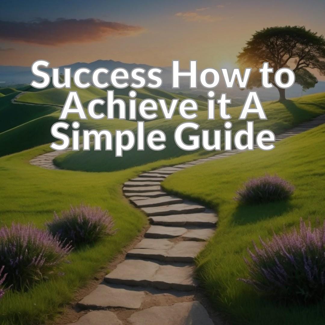 Success How to Achieve It A Simple Guide - Etsy