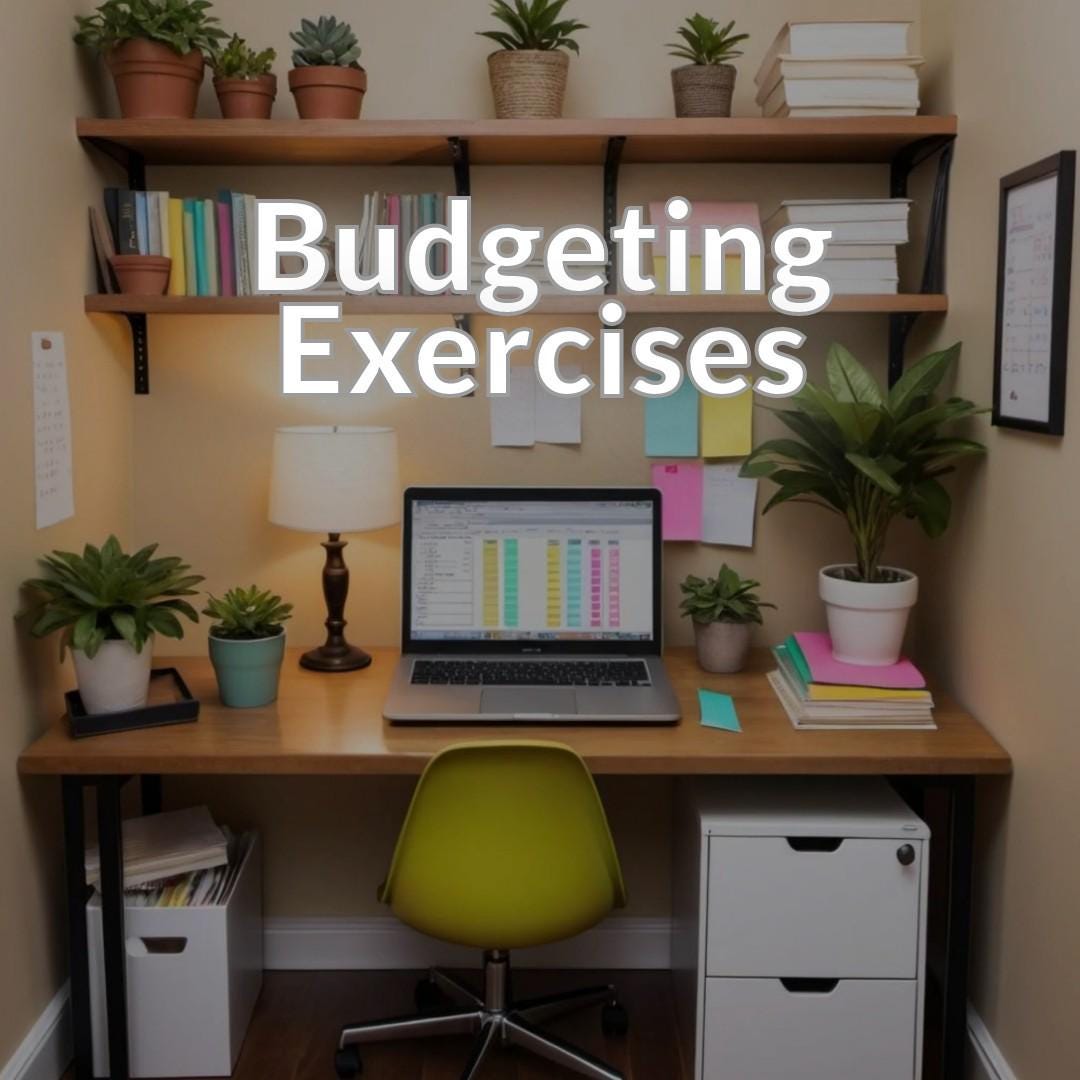 Budgeting Exercises - Etsy