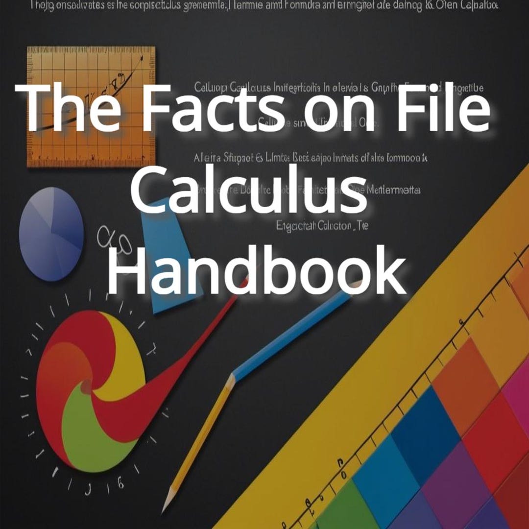 The Facts on File Calculus Handbook - Etsy