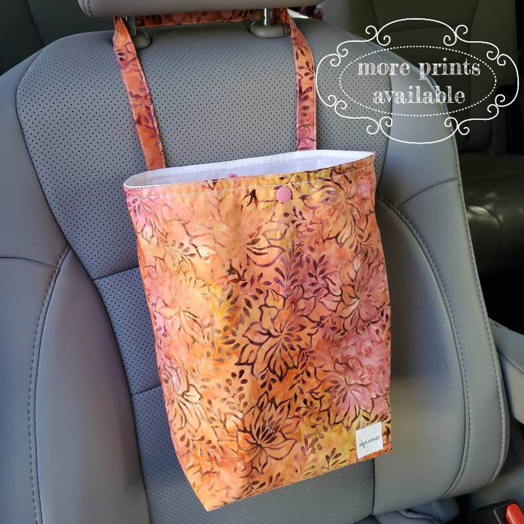 Auto Trash Bag CHOOSE YOUR PRINT Car Trash Bag, Waterproof and Machine ...