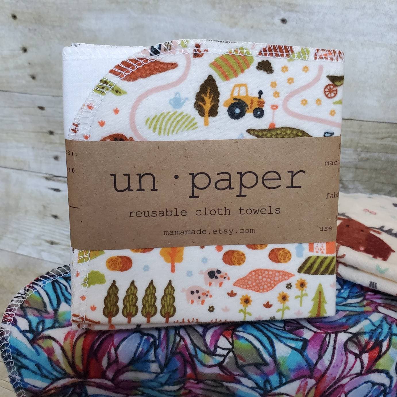 Un Paper Reusable Napkins Single-ply Random Prints - Etsy