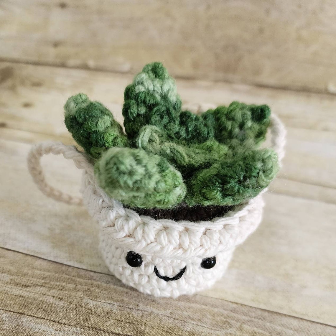 Mini Crochet Succulents Decorative Artifical Succulent - Etsy