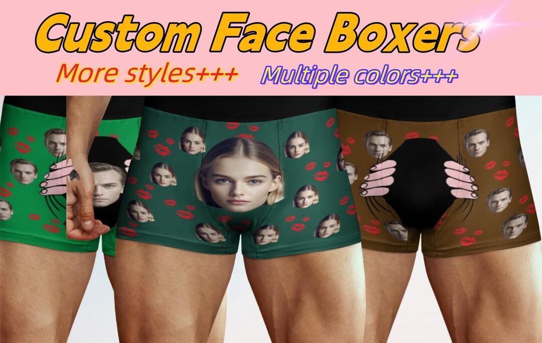 Custom Boxers Personalized Men Briefs,gift for Boyfriend,husband as ...