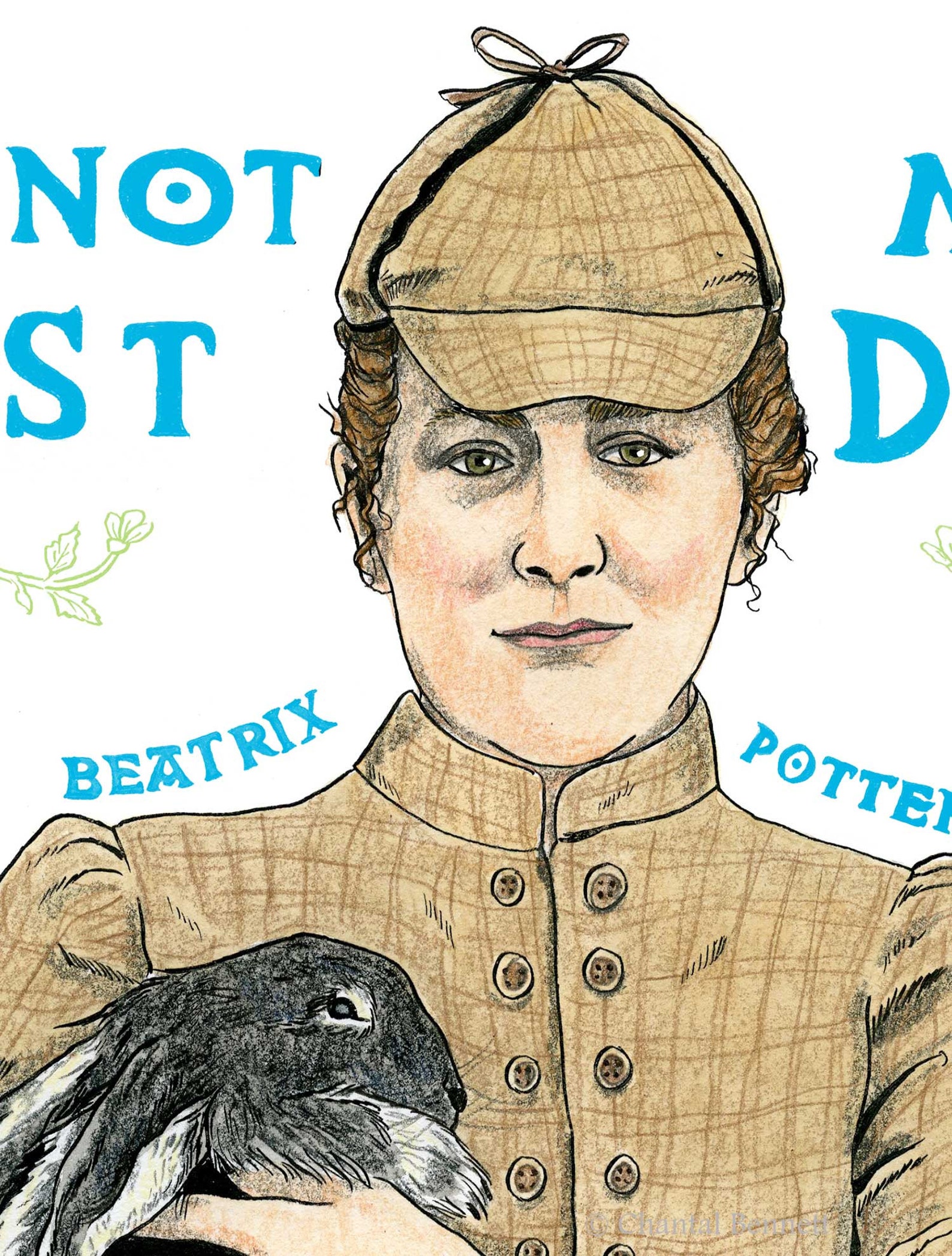 Beatrix Potter Portrait and Quote - 11x17" LIMITED EDITION Giglée Print ...