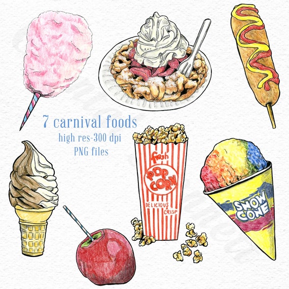 Carnival Food Clipart