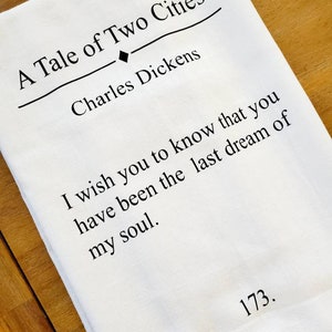A Tale of Two Cities, Book Quote Literature Page, Charles Dickens ...