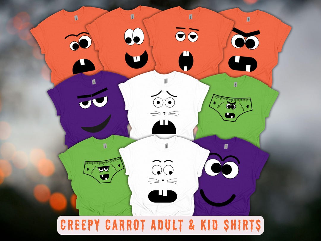 Creepy Carrots Teacher Halloween Group Shirt, Creepy Book Costume, Book ...