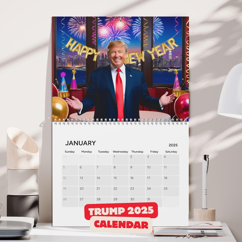 Trump Calendar 2025 Funny - Etsy