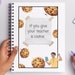 If You Give Your Teacher a Cookie Book Template | Teacher Appreciation ...