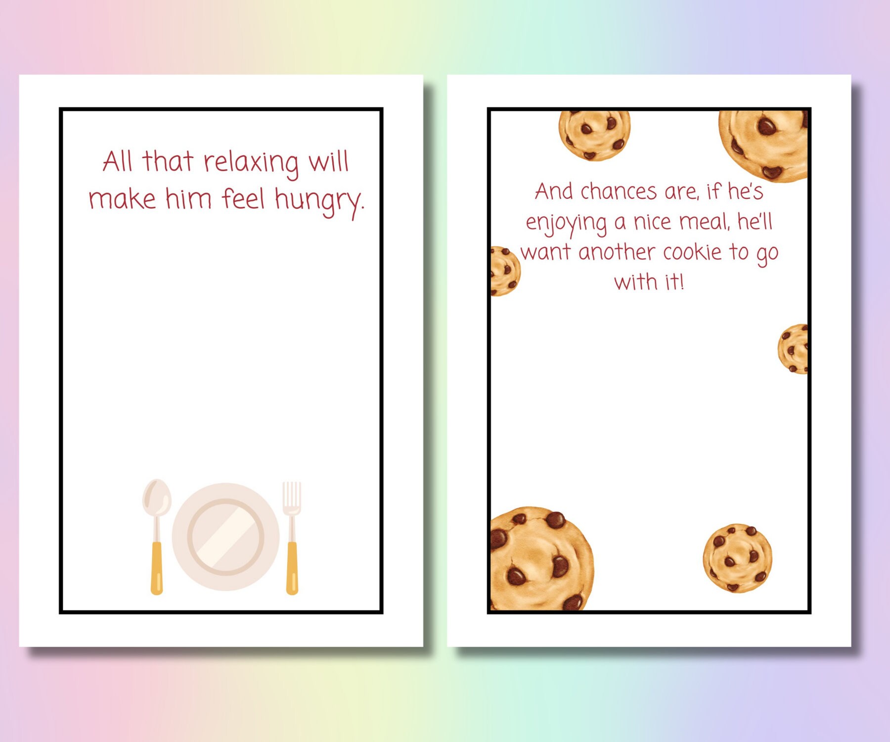 If You Give Your Dad a Cookie Book Template Father's Day Gift ...