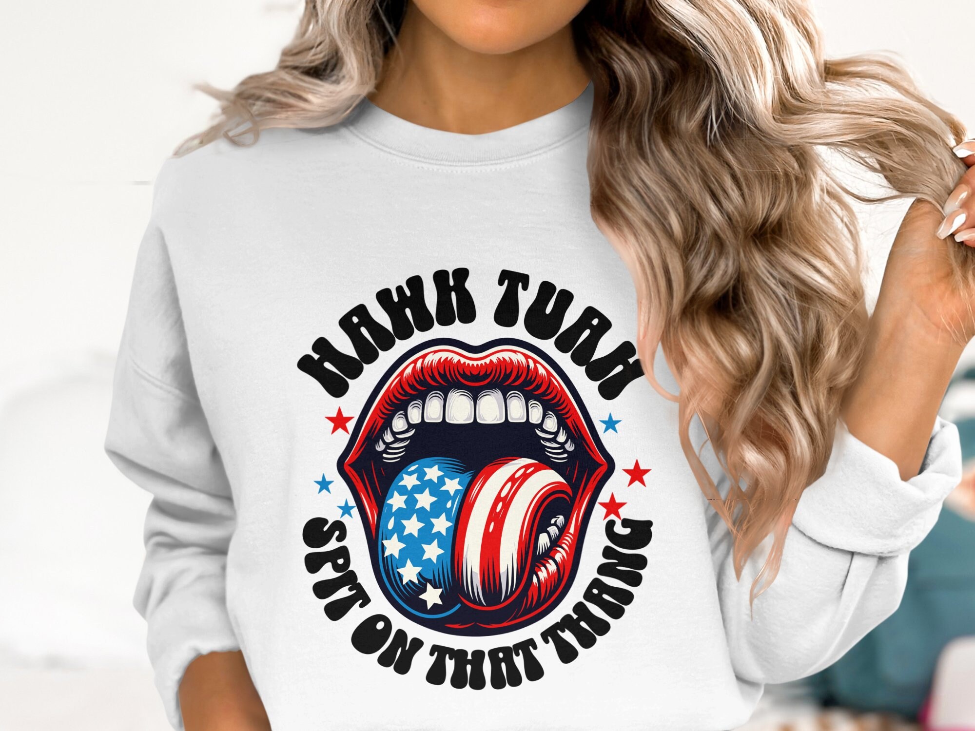 HAWK TUAH Spit on That Thang Png, 4th of July Funny Tshirt Design ...