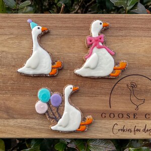 Silly Goose Dog Cookies - Gluten Free / Natural Ingredients / Iced ...
