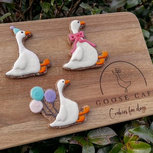 Silly Goose Dog Cookies - Gluten Free / Natural Ingredients / Iced ...