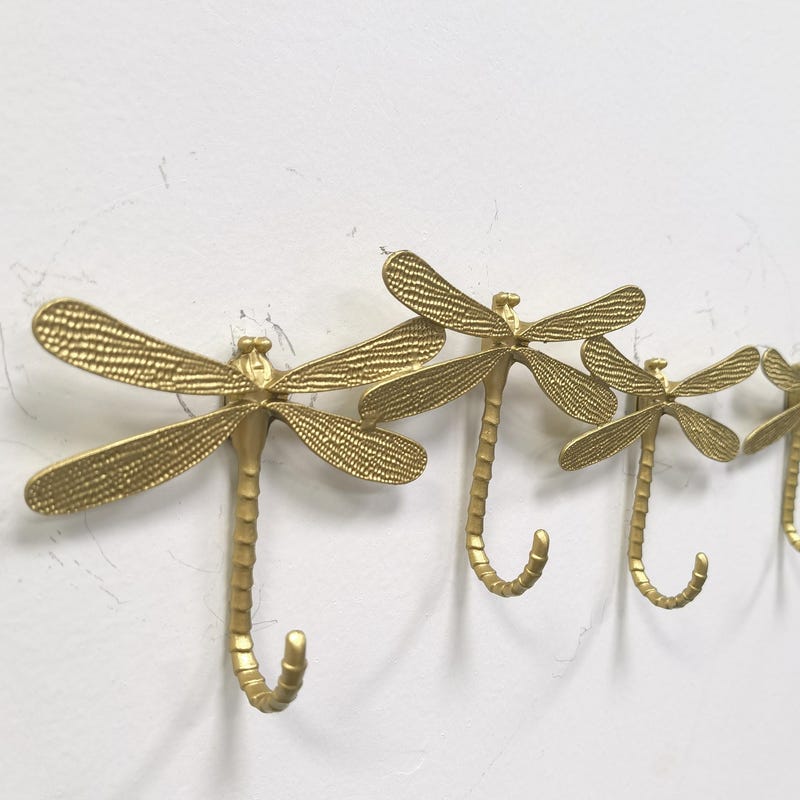 Dragonfly Bronze Hooks - Etsy