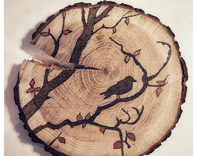 Hare Pyrography Art. the Painting is Burned on Wood. Pyrographic Art ...